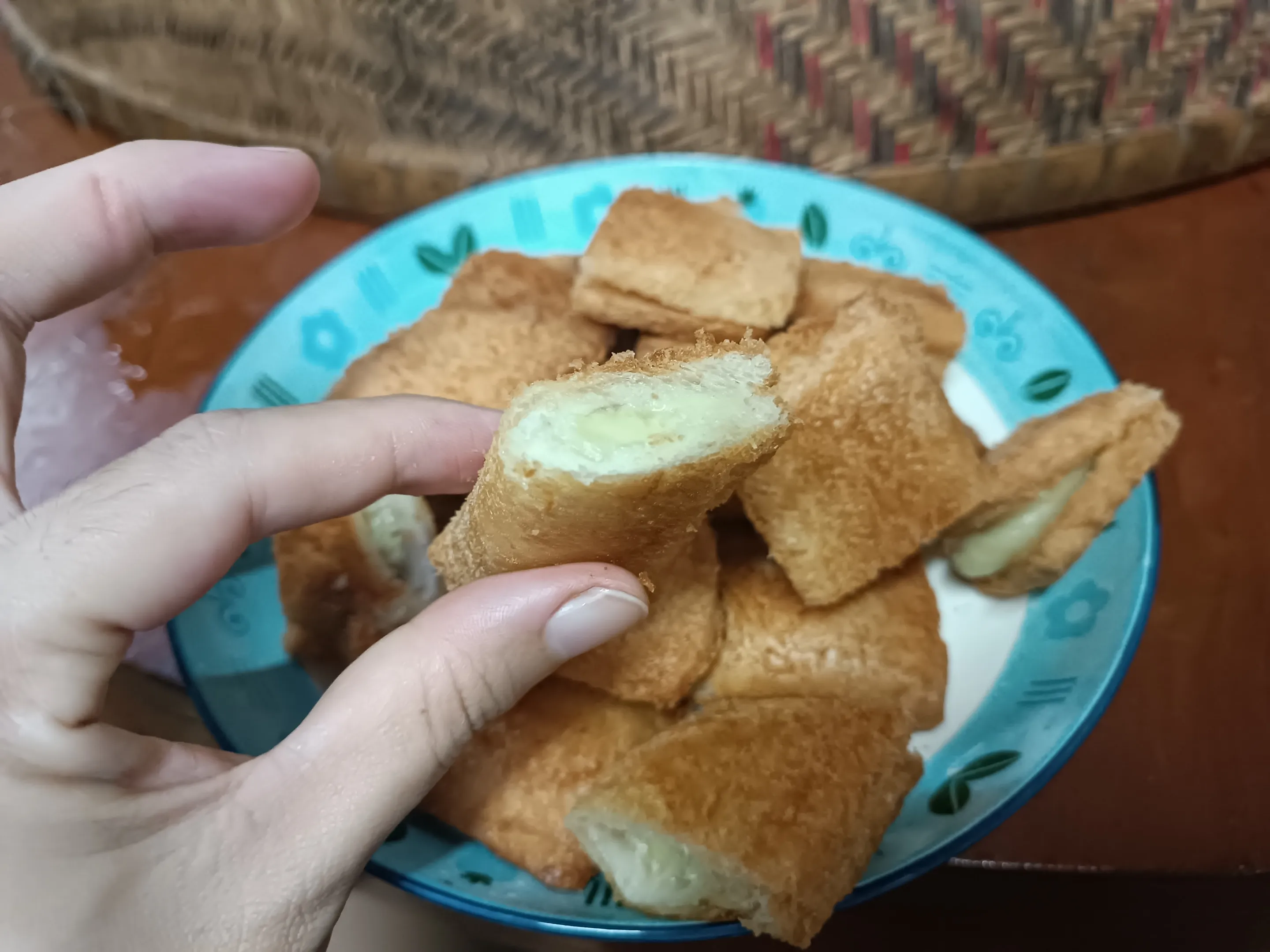 🫶 ขนมปังทอดไส้กล้วยหอม 🫶 | แกลเลอรีที่โพสต์โดย Nulek. | Lemon8