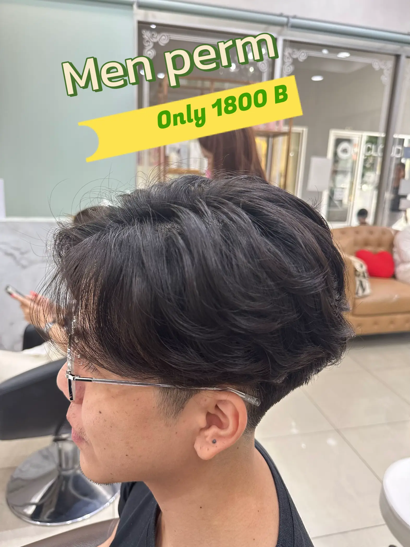 🧡Men perm only 1800 B.🧡 | แกลเลอรีที่โพสต์โดย Hair story😎 | Lemon8