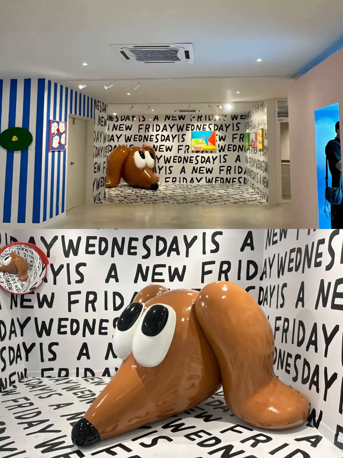 นิทรรศการสุดคิ้วท์”YESTERDAY WENDESDAY TOMORROW“🐶 | แกลเลอรีที่โพสต์โดย ...