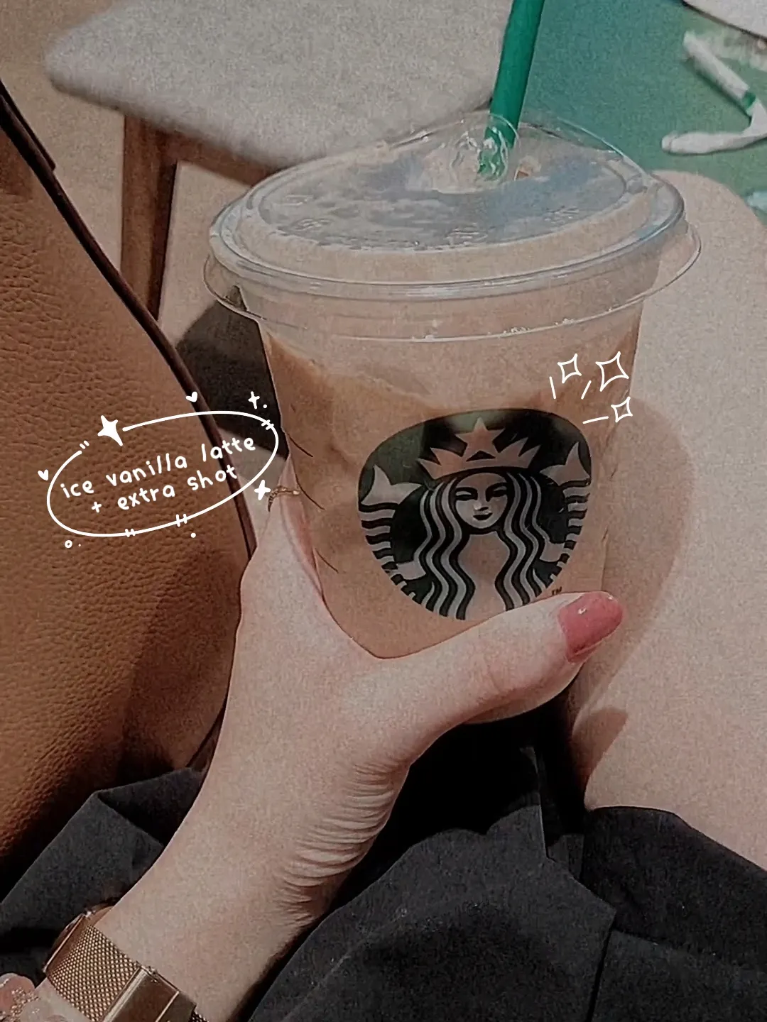ice vanilla latte *ੈ ‧₊˚ | Gallery posted by jo ♡ | Lemon8