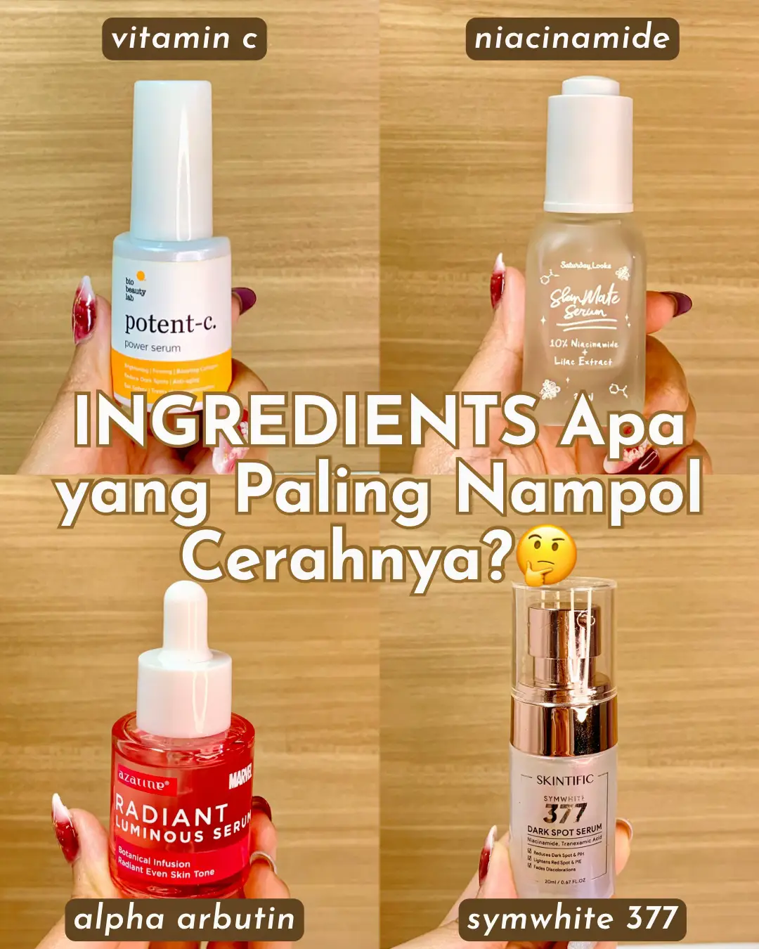 INGREDIENTS yang Paling Nampol Buat Mencerahkan⁉️ | Galeri diposting ...