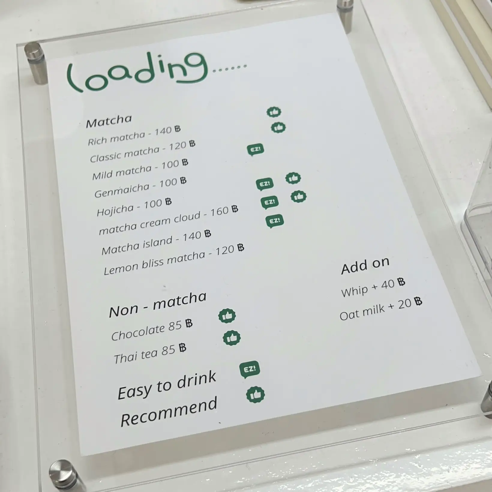 คนรักมัทฉะ ห้ามพลาด!! “Loading matcha cafe” | แกลเลอรีที่โพสต์โดย somewhere | Lemon8
