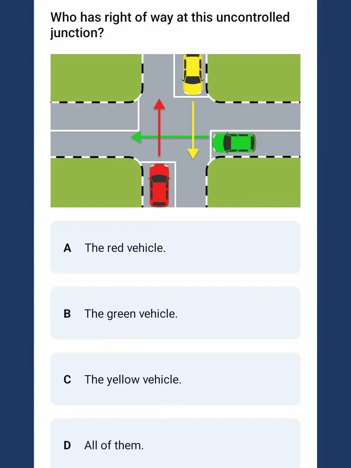 Driving Test Questions