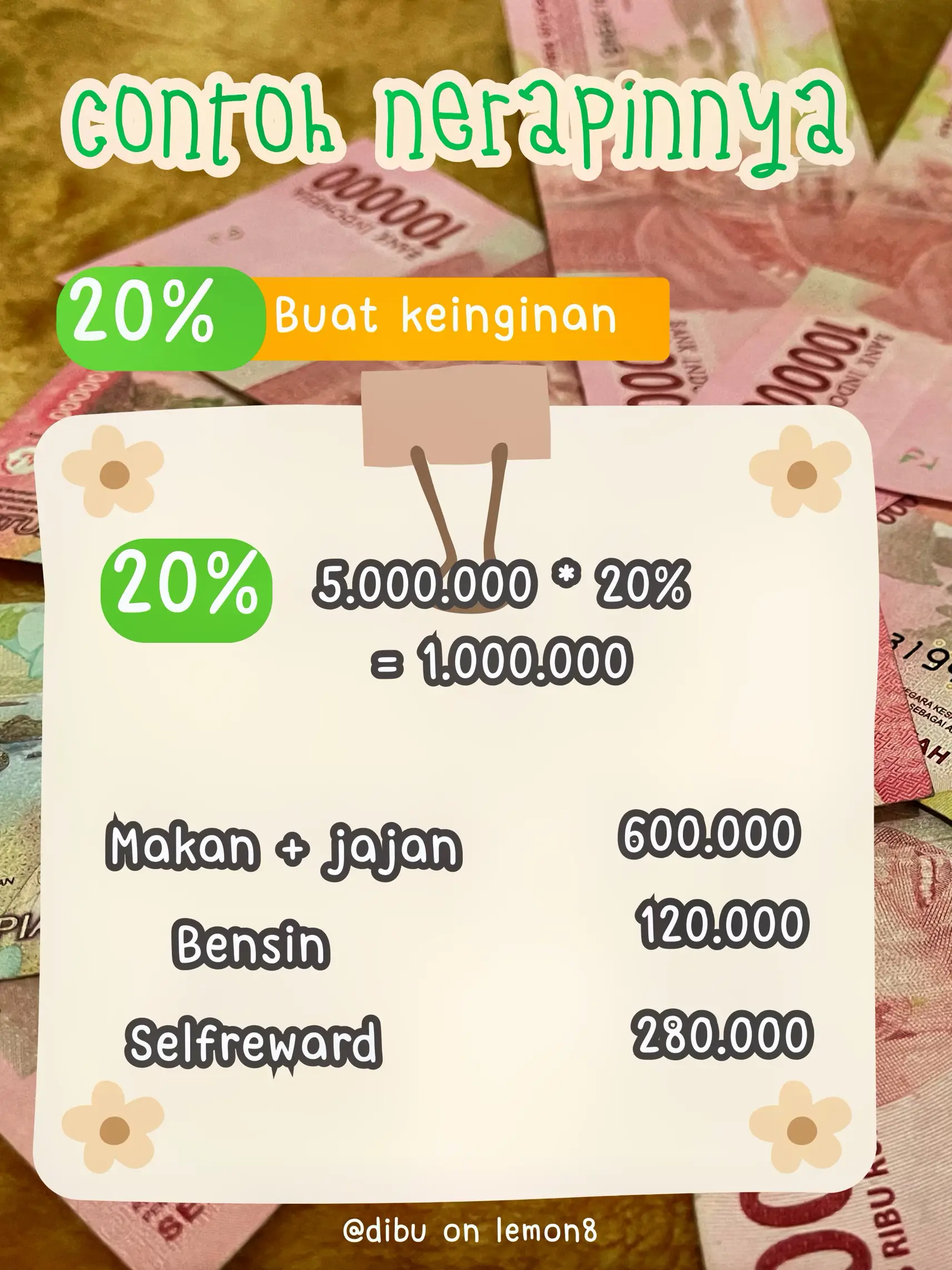 Tips nabung 3 jt per bulan | money budgeting | Galeri diposting oleh ...