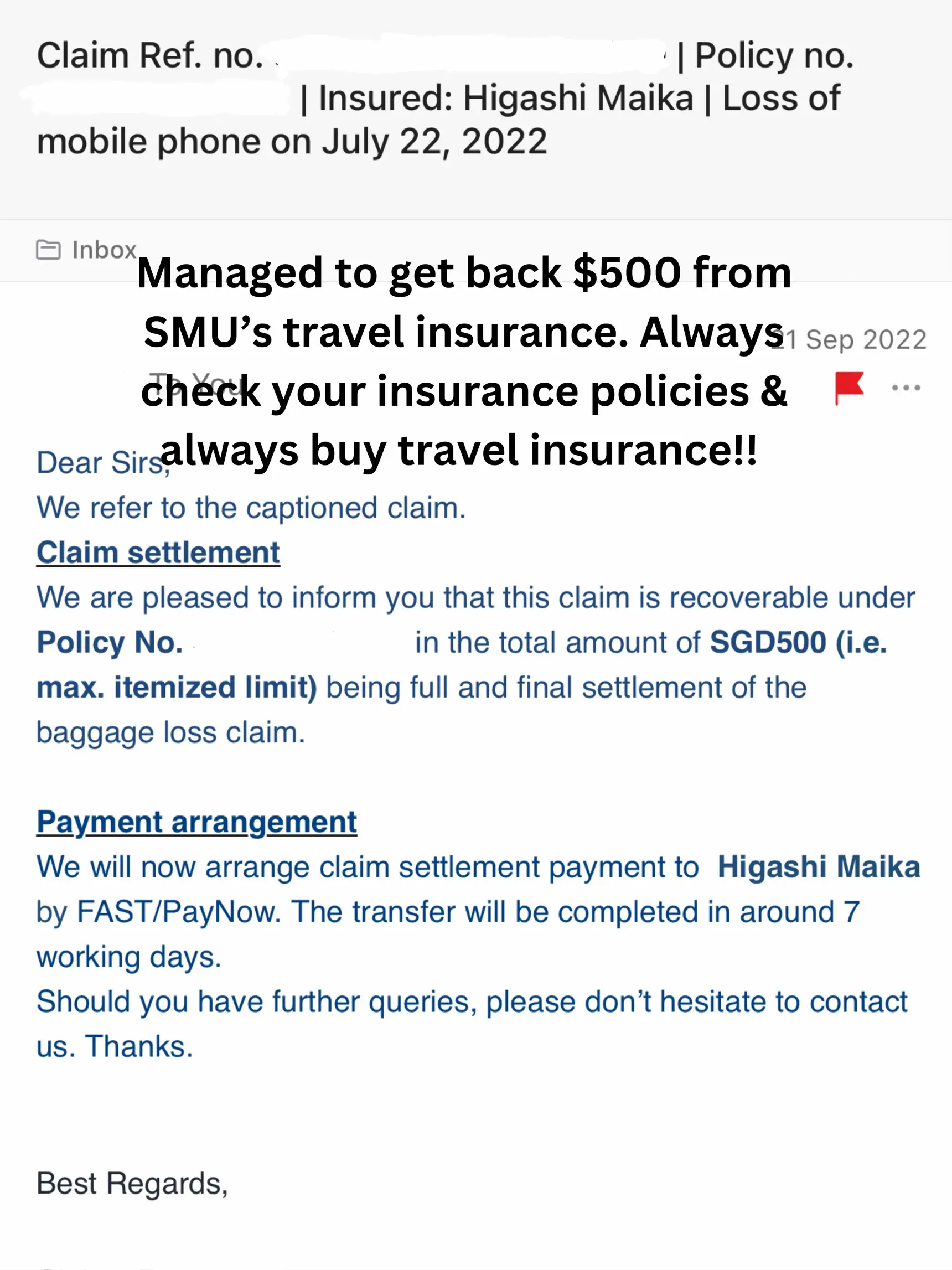 your sign to get travel insurance ALWAYS 🚨 | Gallery posted by maika ...