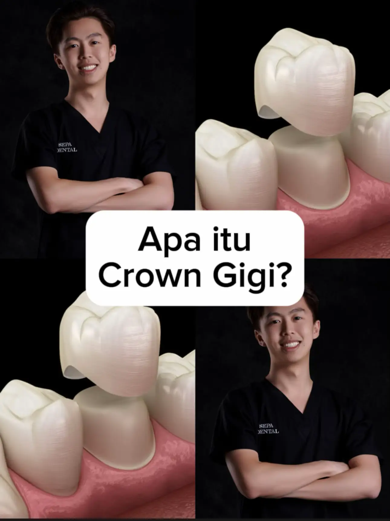 Apa itu crown gigi | Video published by Dr Gigi Dr Ee | Lemon8