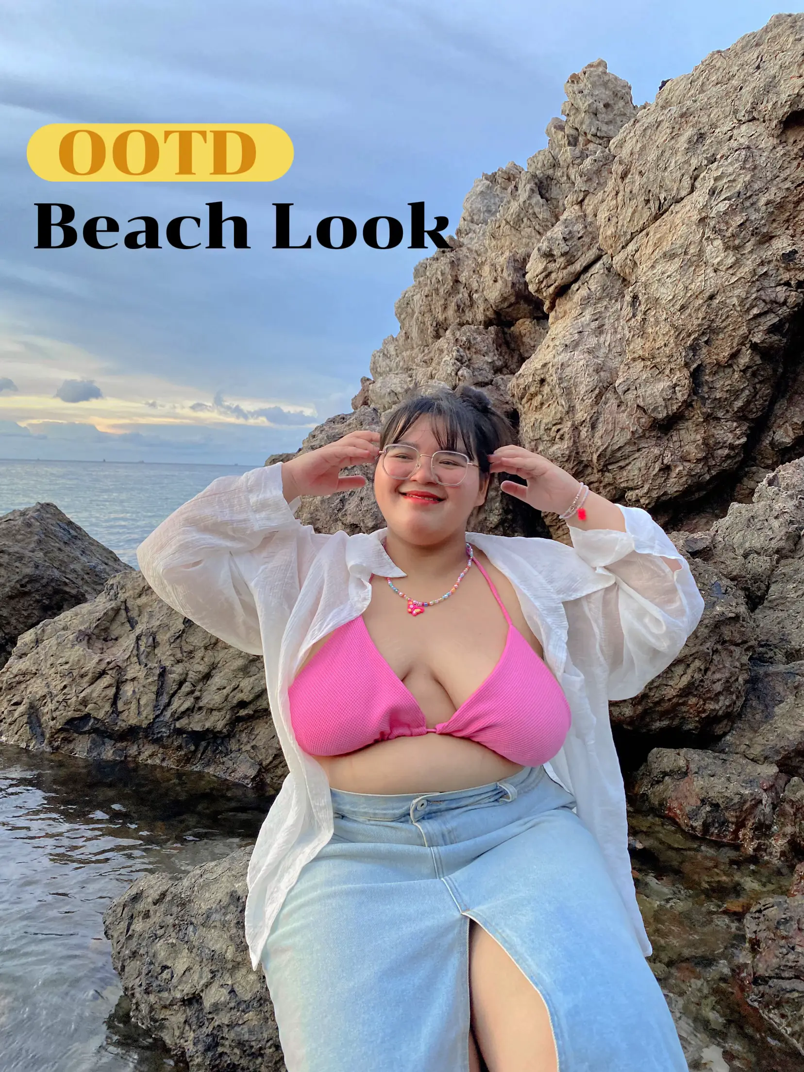 🏝 ทะเล ฉบับสาวอวบ อ้วน | แกลเลอรีที่โพสต์โดย Sofia | Lemon8