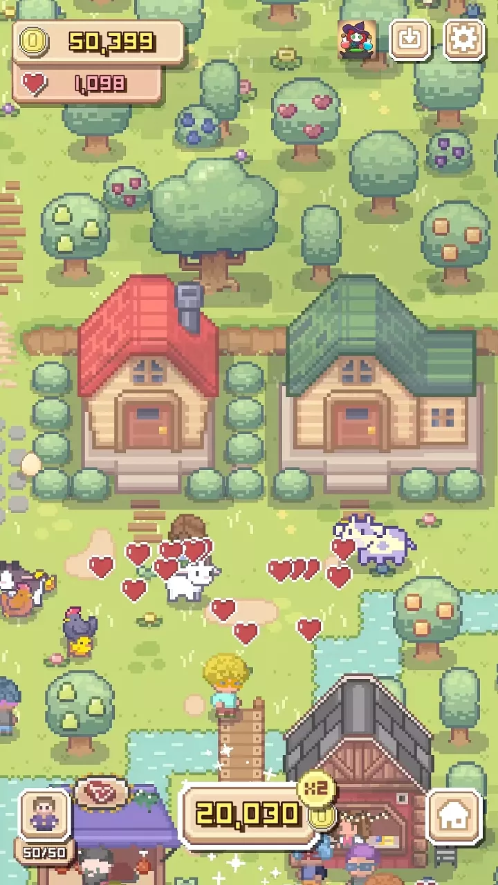 เกม Mini Farmstay เกมมือถือน่ารักภาพพิกเซล | วิดีโอที่เผยแพร่โดย Gameisart | Lemon8