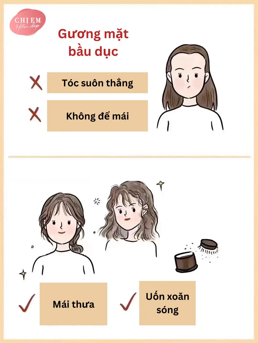🥰 GƯƠNG MẶT BẠN HỢP VỚI KIỂU TÓC NÀO? | Bộ sưu tập do Chị Em Mần Đẹp đăng | Lemon8