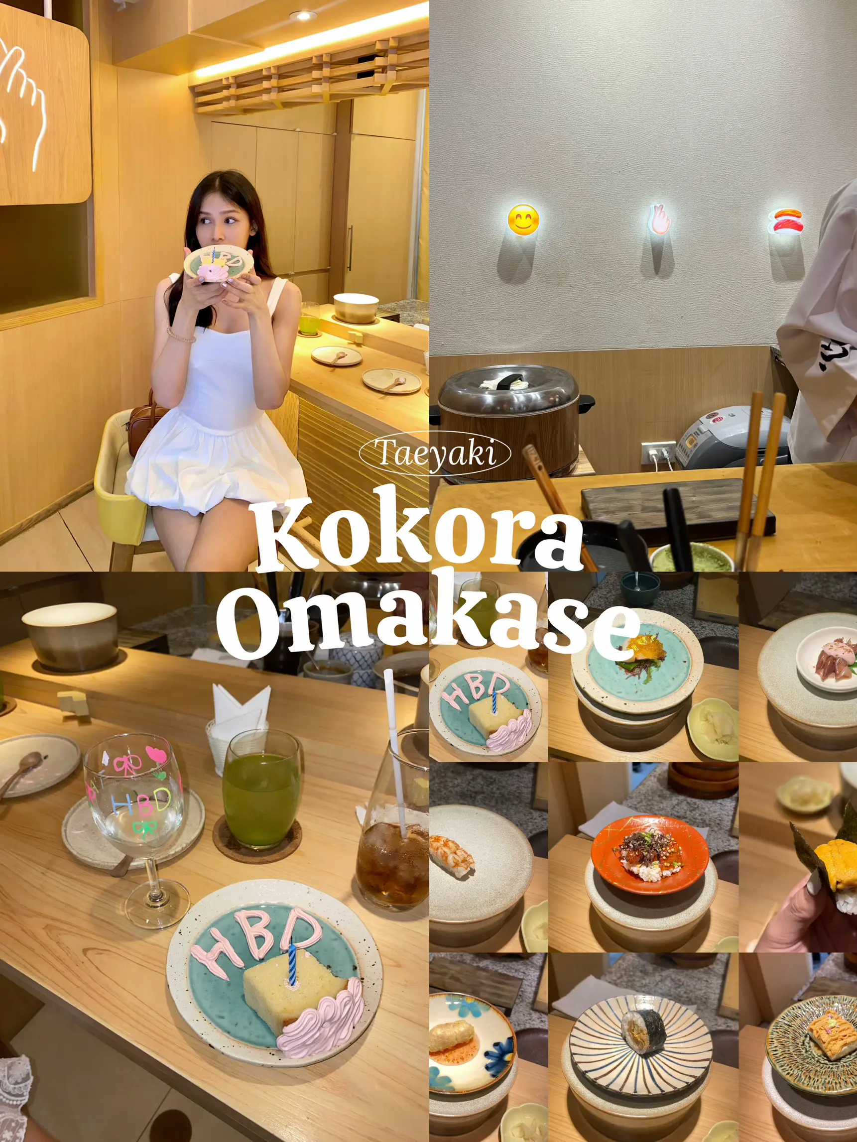 Omakase แบบคิ้วท์ๆ 🫰🏻🍣 | แกลเลอรีที่โพสต์โดย Taeyaki | Lemon8
