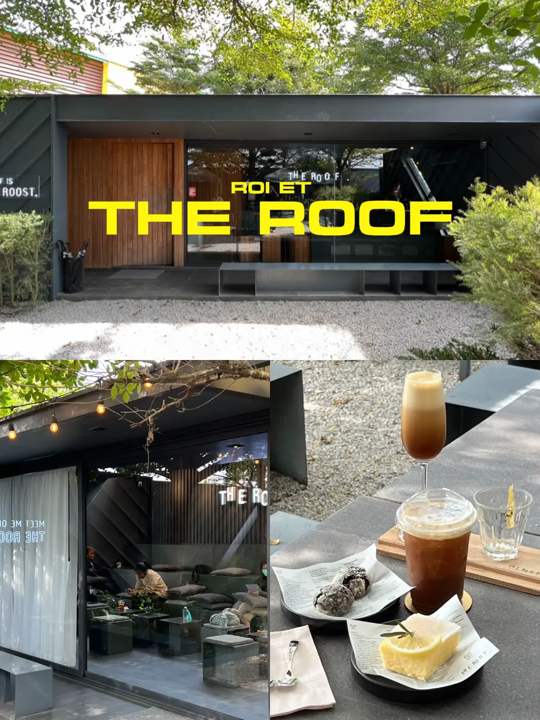The Roof คาเฟ่โครตคูล ทางผ่านเข้าเมืองร้อยเอ็ดจากสนามบิน | แกลเลอรีที่โพสต์โดย JAMIEWORLD | Lemon8
