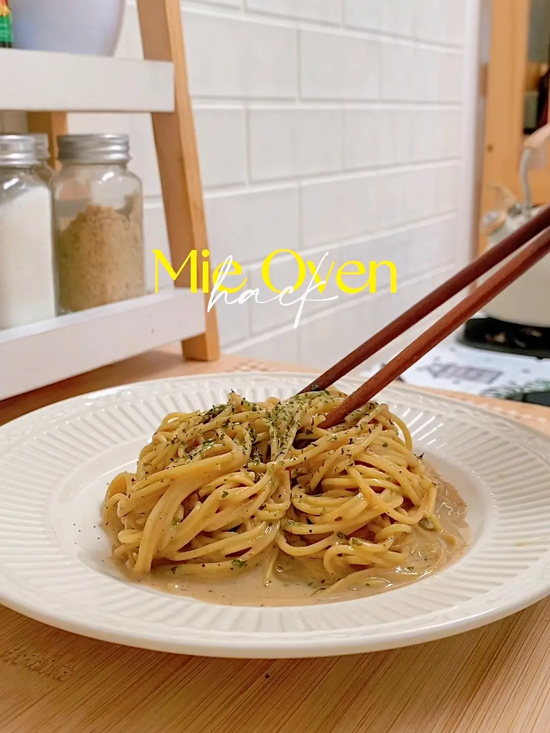 mie oven hack - creamy banget | Video dipublikasikan oleh Risca R Aprilia | Lemon8