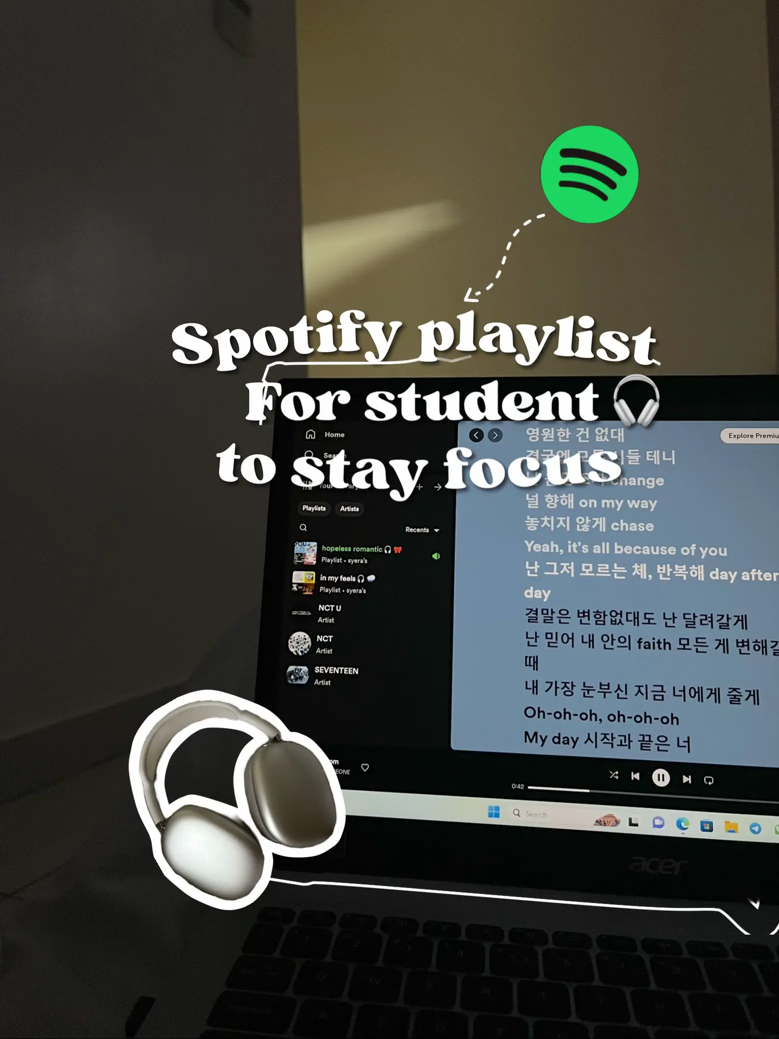 spotify playlist for student to stay focus 🎧 | Galeri disiarkan oleh ...