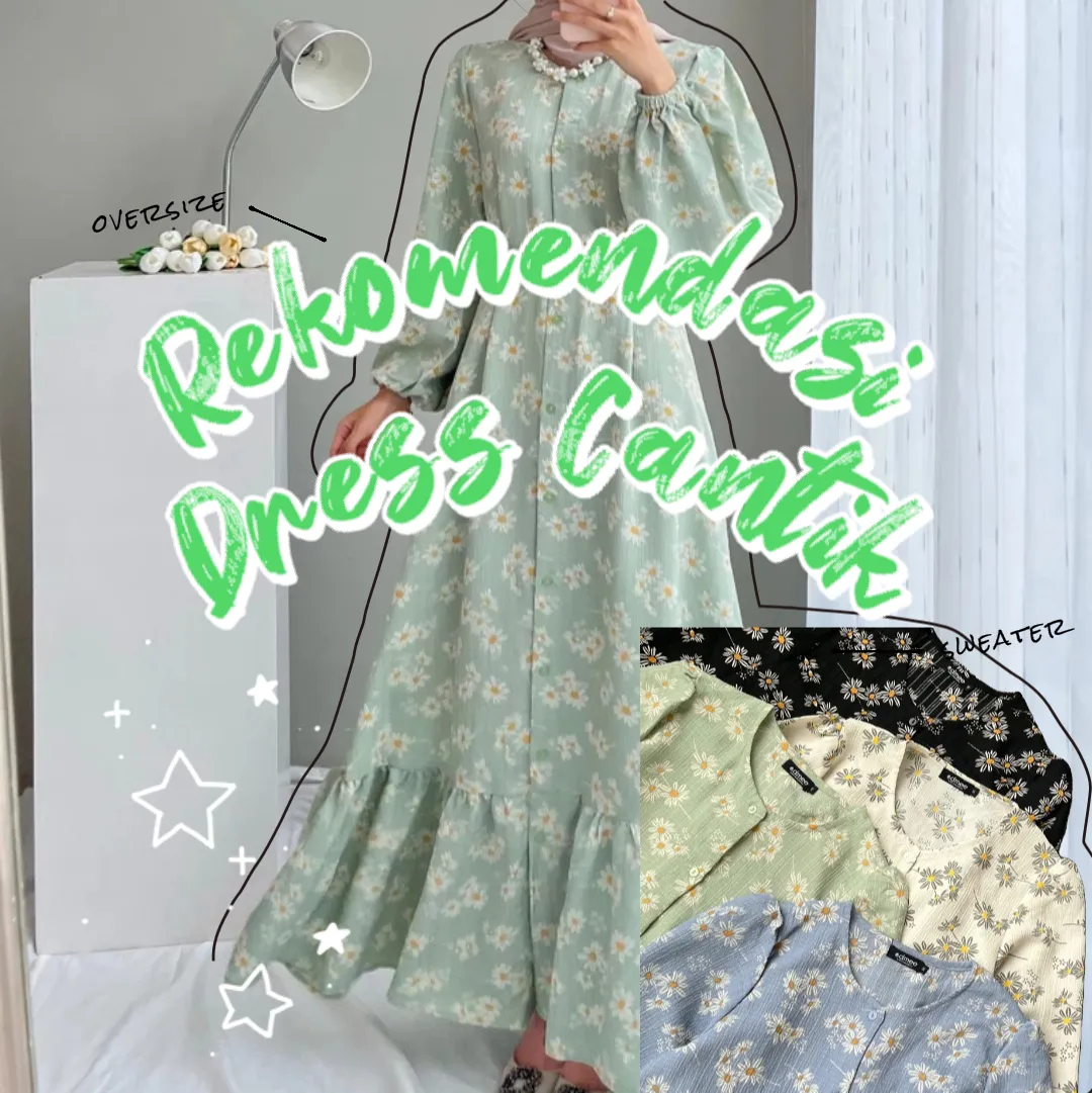Rekomendasi Dress Cantik | แกลเลอรีที่โพสต์โดย Syarifah | Lemon8