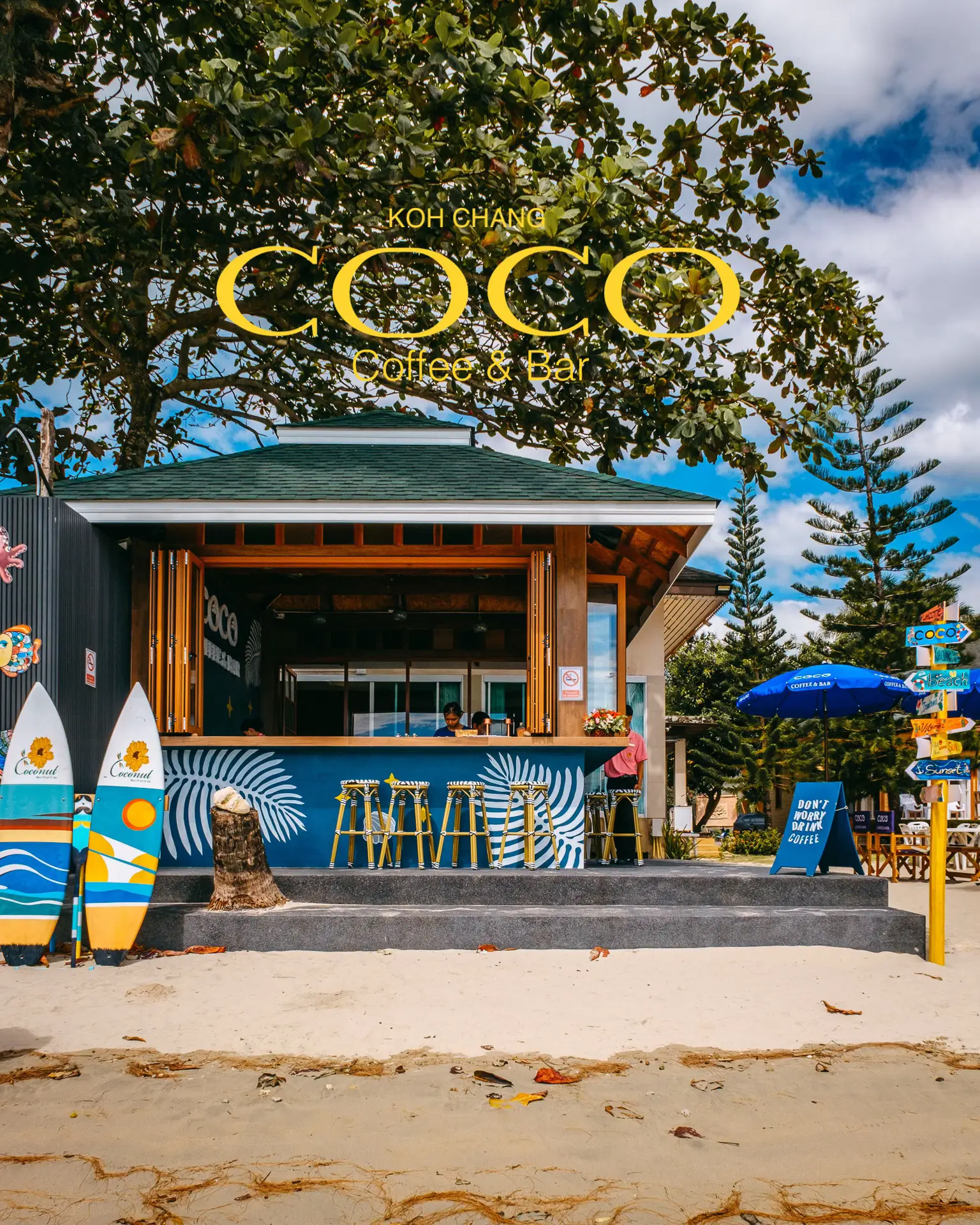 Coco Coffee & Bar คาเฟ่ออนเดอะบีช เกาะช้าง 🍹🏄👙 | แกลเลอรีที่โพสต์โดย ...