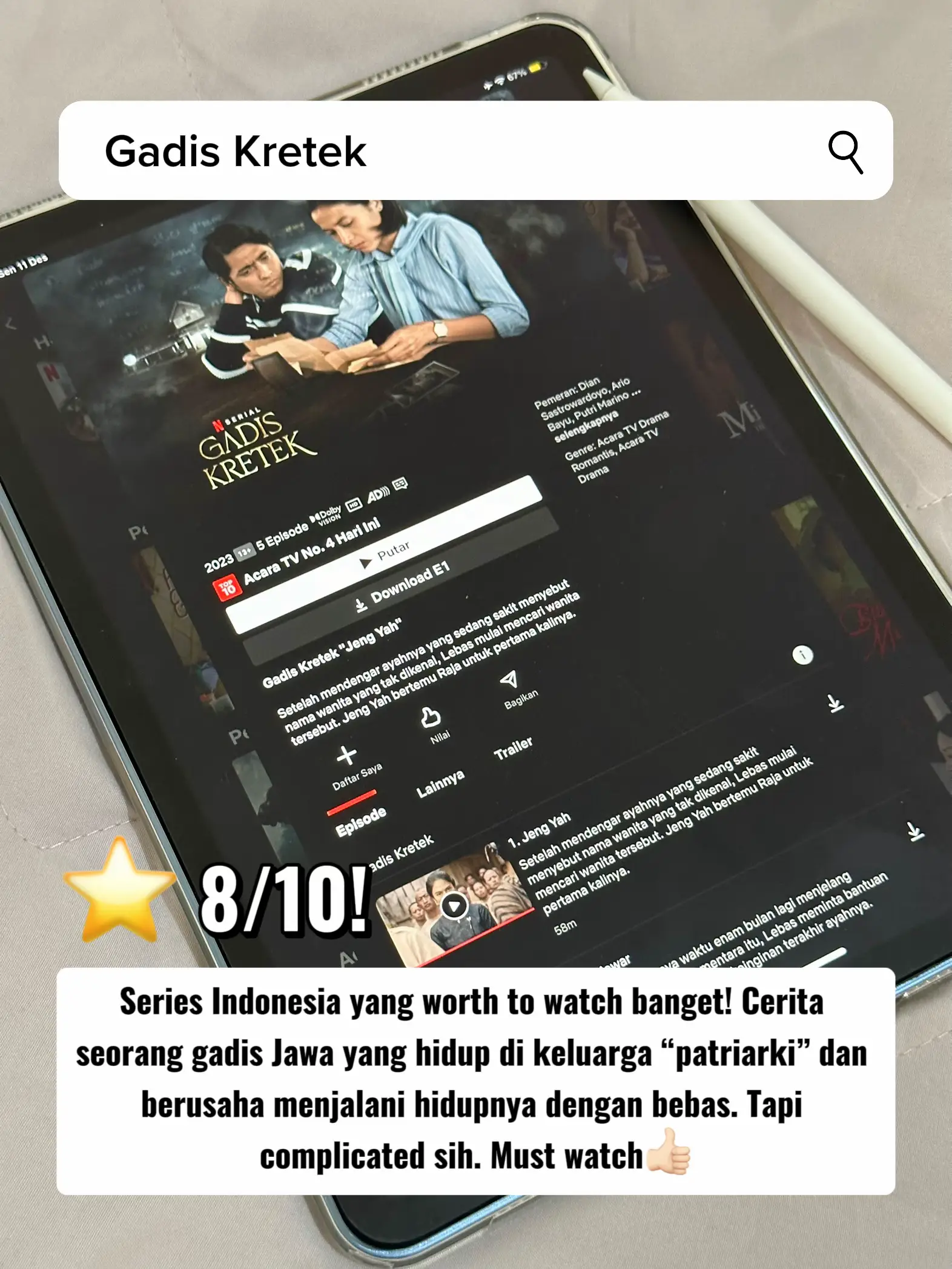 FILM/SERIES terbaik di 2023 versiku! Wajib nonton😱 | Galeri diposting oleh Nadiah A | Lemon8