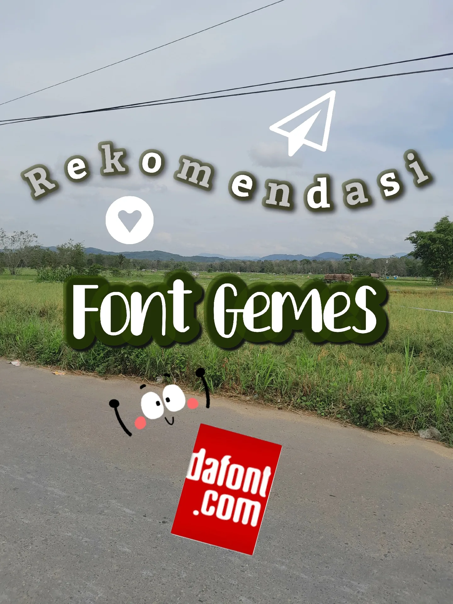 Rekomendasi font gemes di dafont.com ️ | Galeri diposting oleh khalidsaali | Lemon8