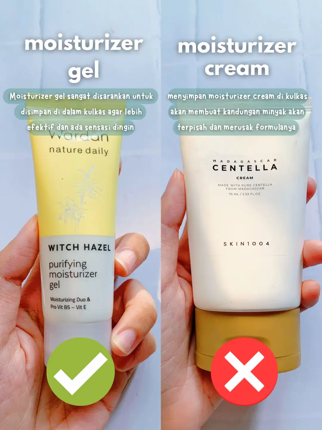 Skincare yang boleh disimpan di kulkas! | Galeri diposting oleh salmahadids | Lemon8
