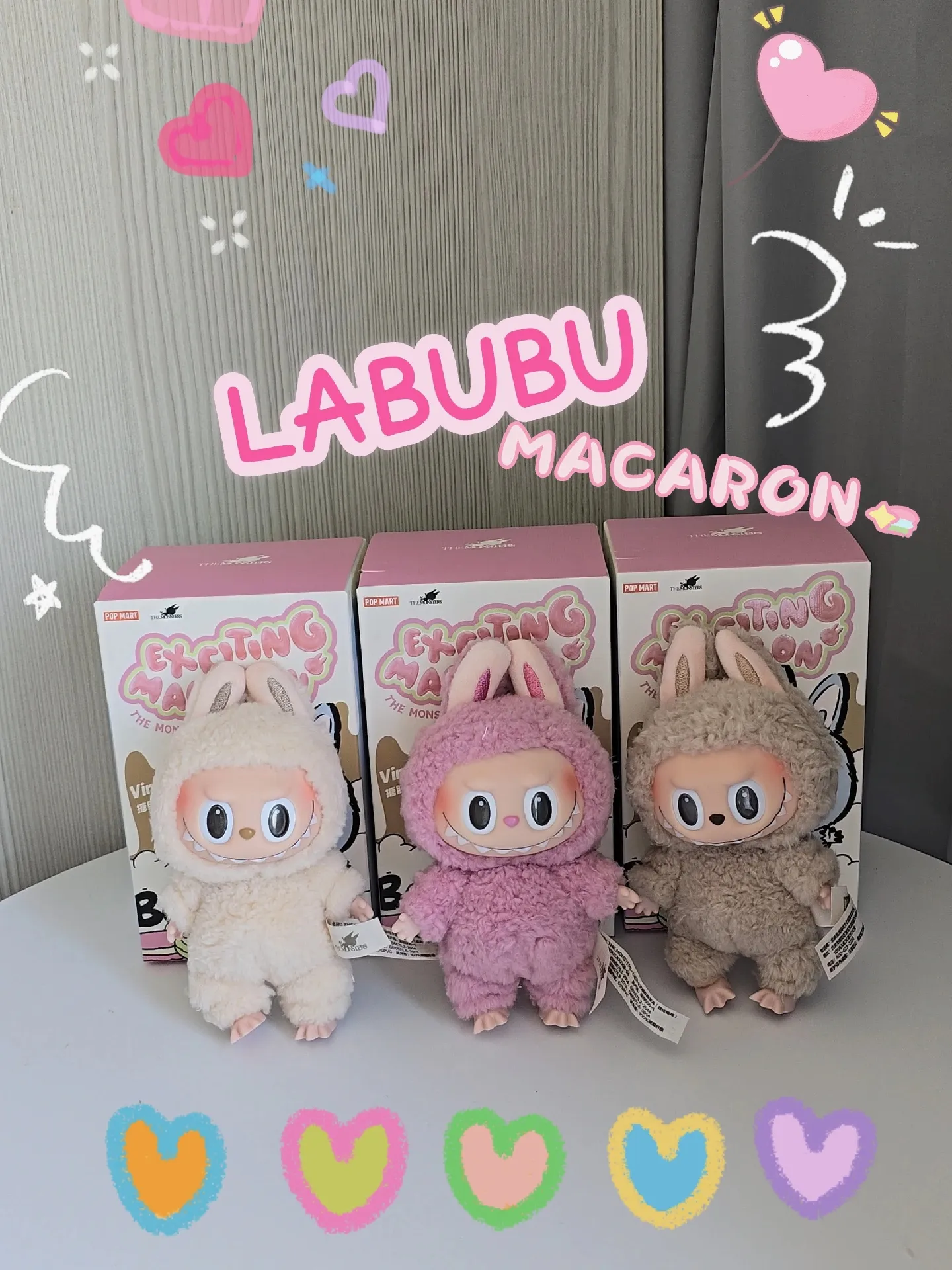 LABUBU MACARON พวงกุญแจ 🧸 | แกลเลอรีที่โพสต์โดย comereview | Lemon8