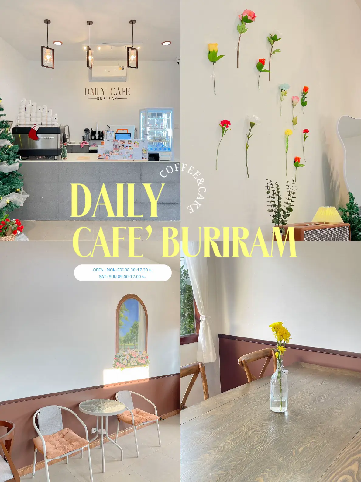DAILY CAFE’ BURIRAM 🪞💐 | แกลเลอรีที่โพสต์โดย •ᴘᴏᴘ☾´ | Lemon8