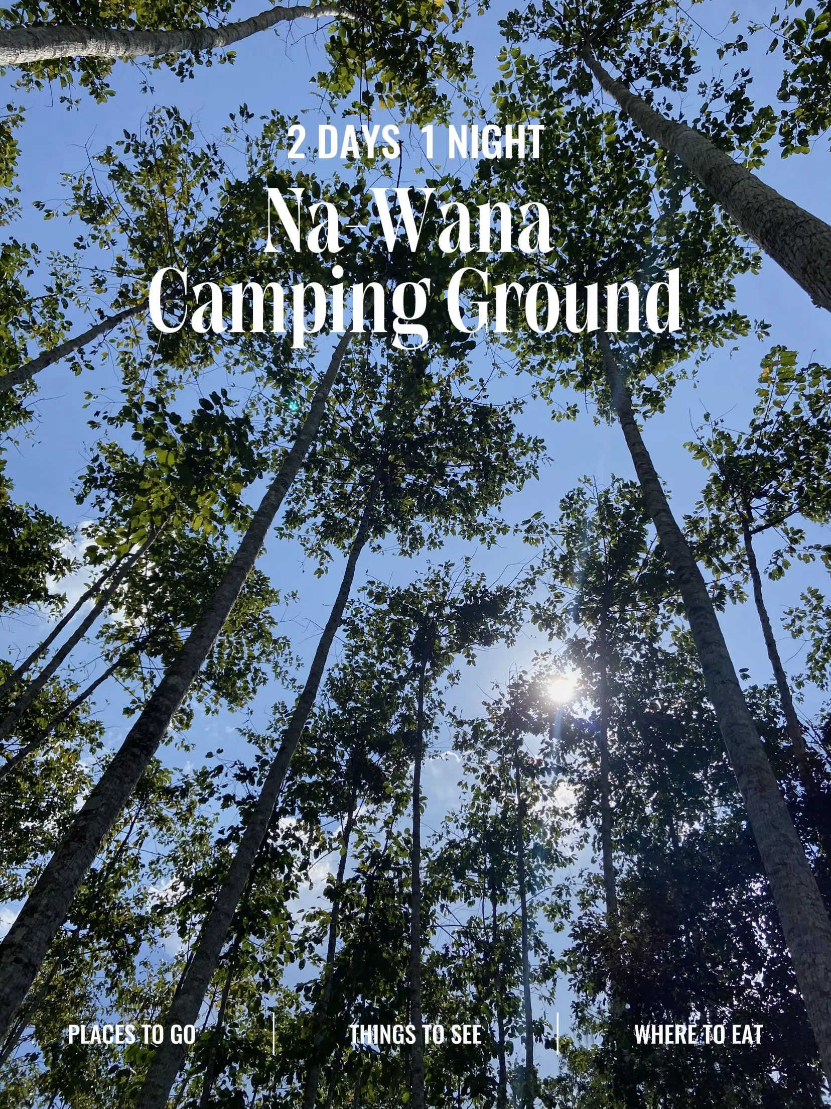 Na-Wana Camping Ground 🏕️🍃 | แกลเลอรีที่โพสต์โดย mossluksikaa🧸 | Lemon8