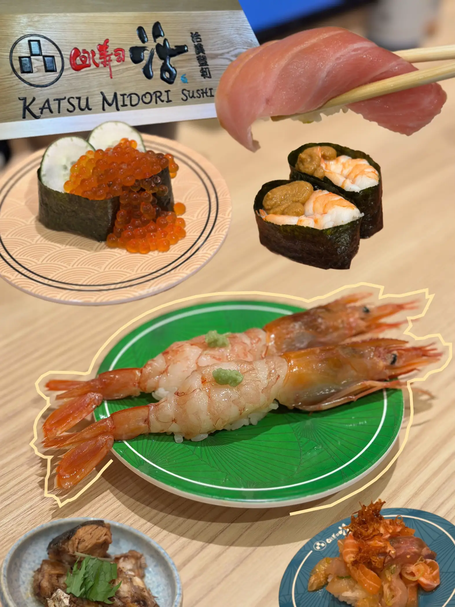 Katsu Midori ร้านซูชิอันดับ 1 จากญี่ปุ่น 🇯🇵🍣🥢 | แกลเลอรีที่โพสต์โดย mameaw | Lemon8