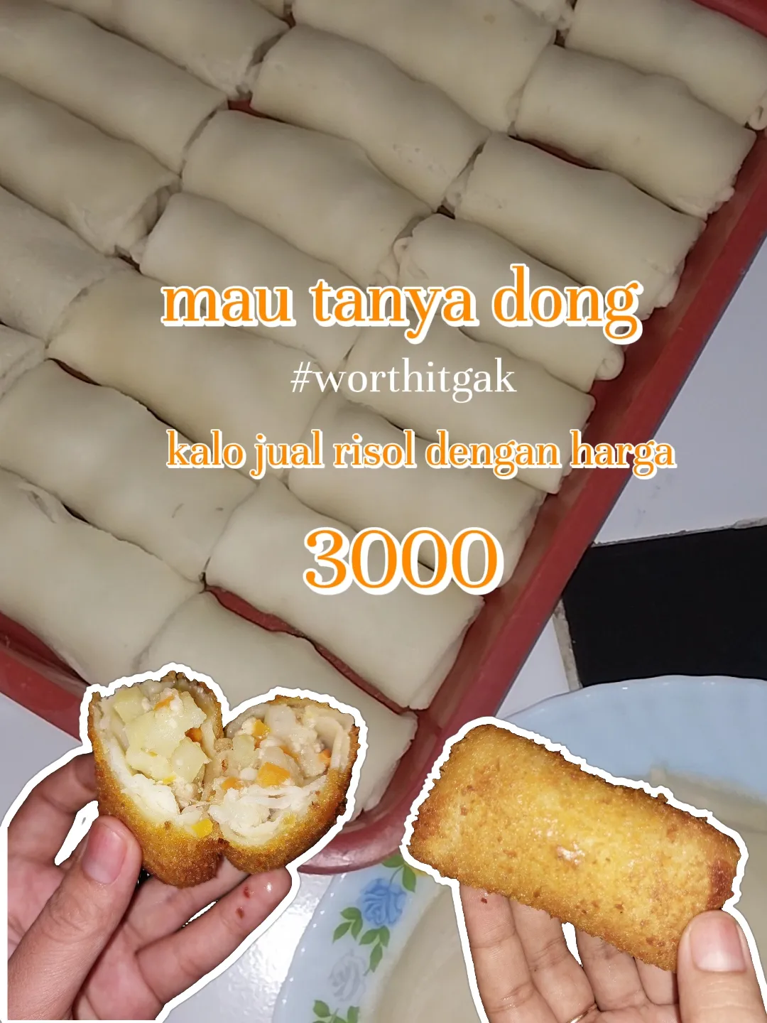 JUAL RISOL 3 RIBUAN | Galeri diposting oleh Heyennita | Lemon8