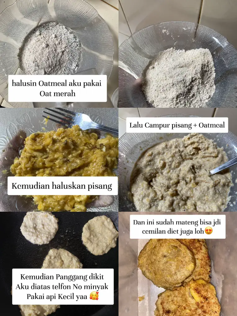 Pancake Oatmeal Pisang | Galeri diposting oleh Maulia🦄 | Lemon8