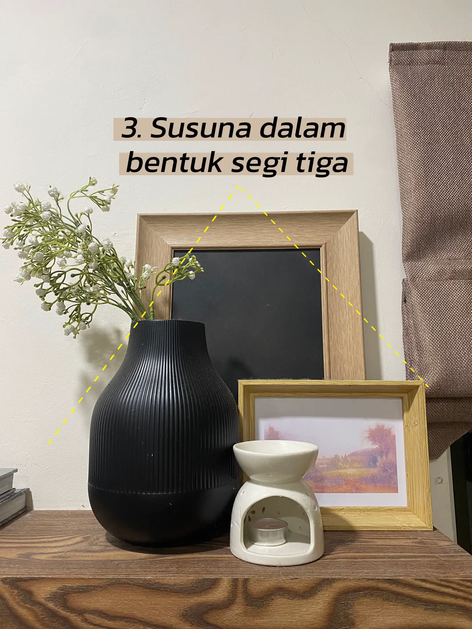 Jom tengok macam mana nak susun atur barang deco 😍 | Galeri disiarkan ...
