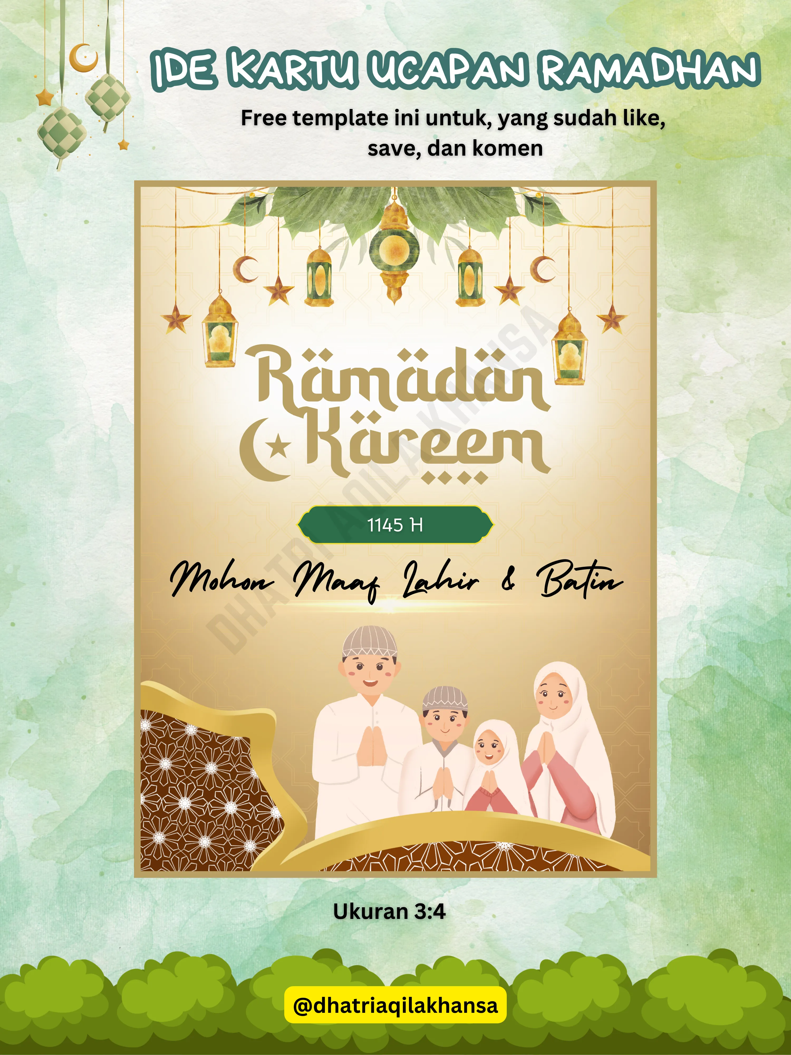 Elemen Canva Edisi Ramadhan #1 | Galeri diposting oleh daqilak | Lemon8