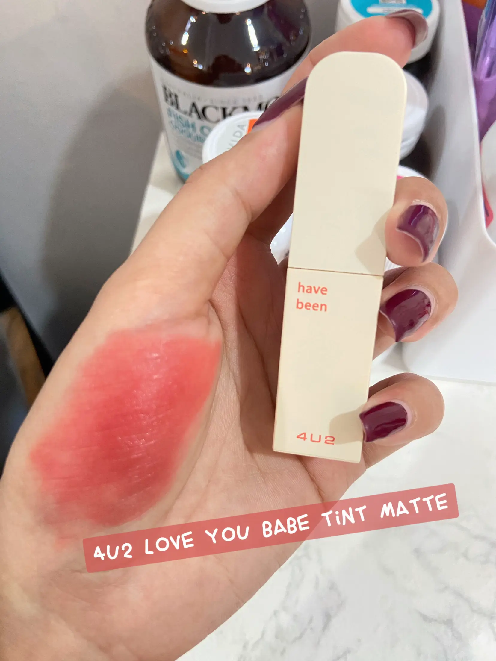 4U2 LOVE YOU BABE TINT MATTE | แกลเลอรีที่โพสต์โดย Jrnsmith | Lemon8