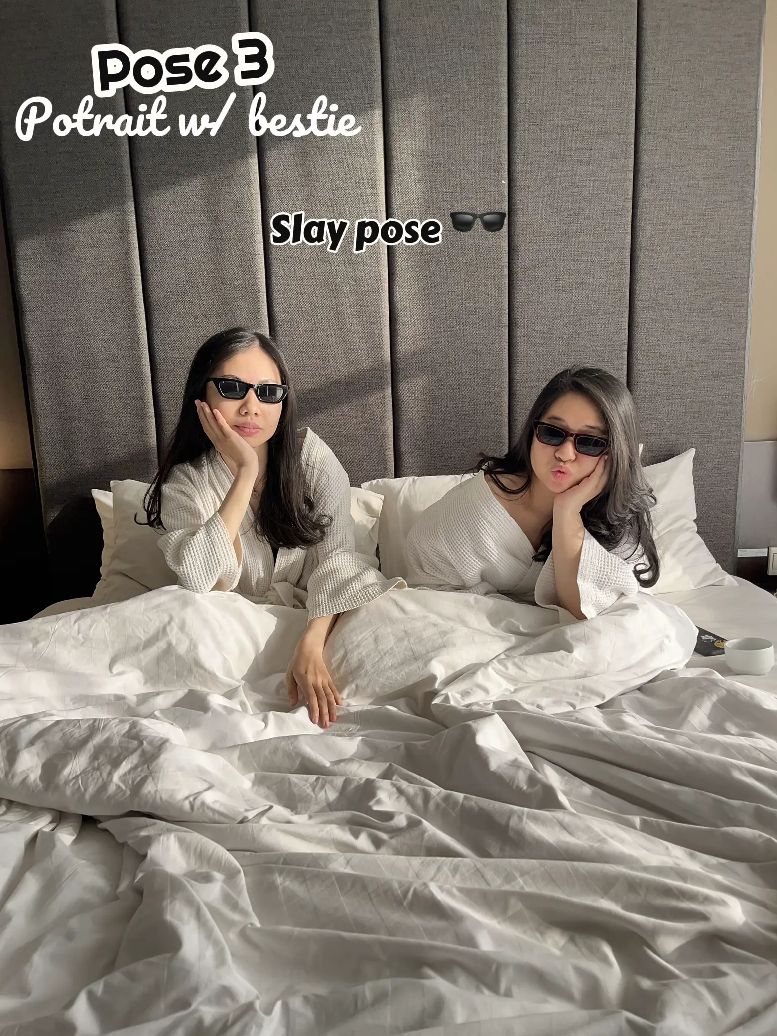 Staycation pose in hotel room | Galeri diposting oleh ceel | Lemon8