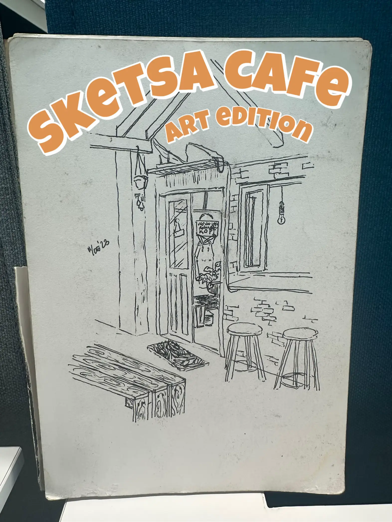 Sketsa cafe and art edition 🫶😍 | Galeri diposting oleh DIYwithLi | Lemon8