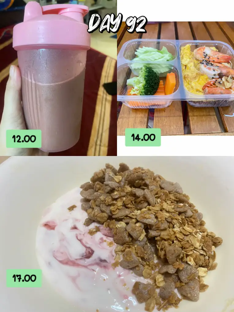 DAY 92 ลดน้ำหนักไปกับเราด้วยกันนะ | แกลเลอรีที่โพสต์โดย Lalila | Lemon8