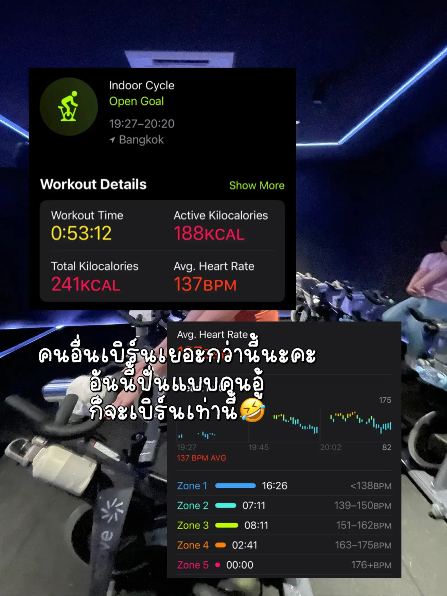 Indoor Cycle at Native first time!💜🩷🚴 | แกลเลอรีที่โพสต์โดย LaMeow💖👀 | Lemon8