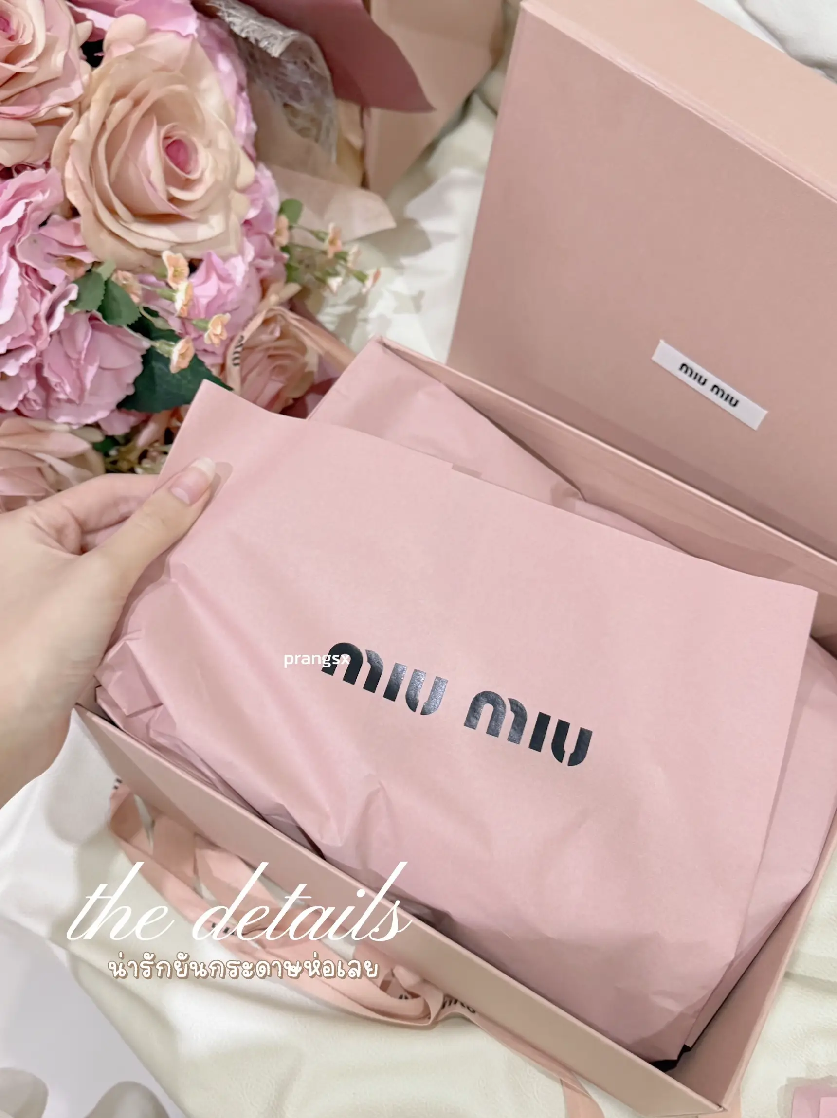 unboxing หมวกmiumiu ควรมีไหม?everyday use?🐻🎀 | แกลเลอรีที่โพสต์โดย prangsx | Lemon8