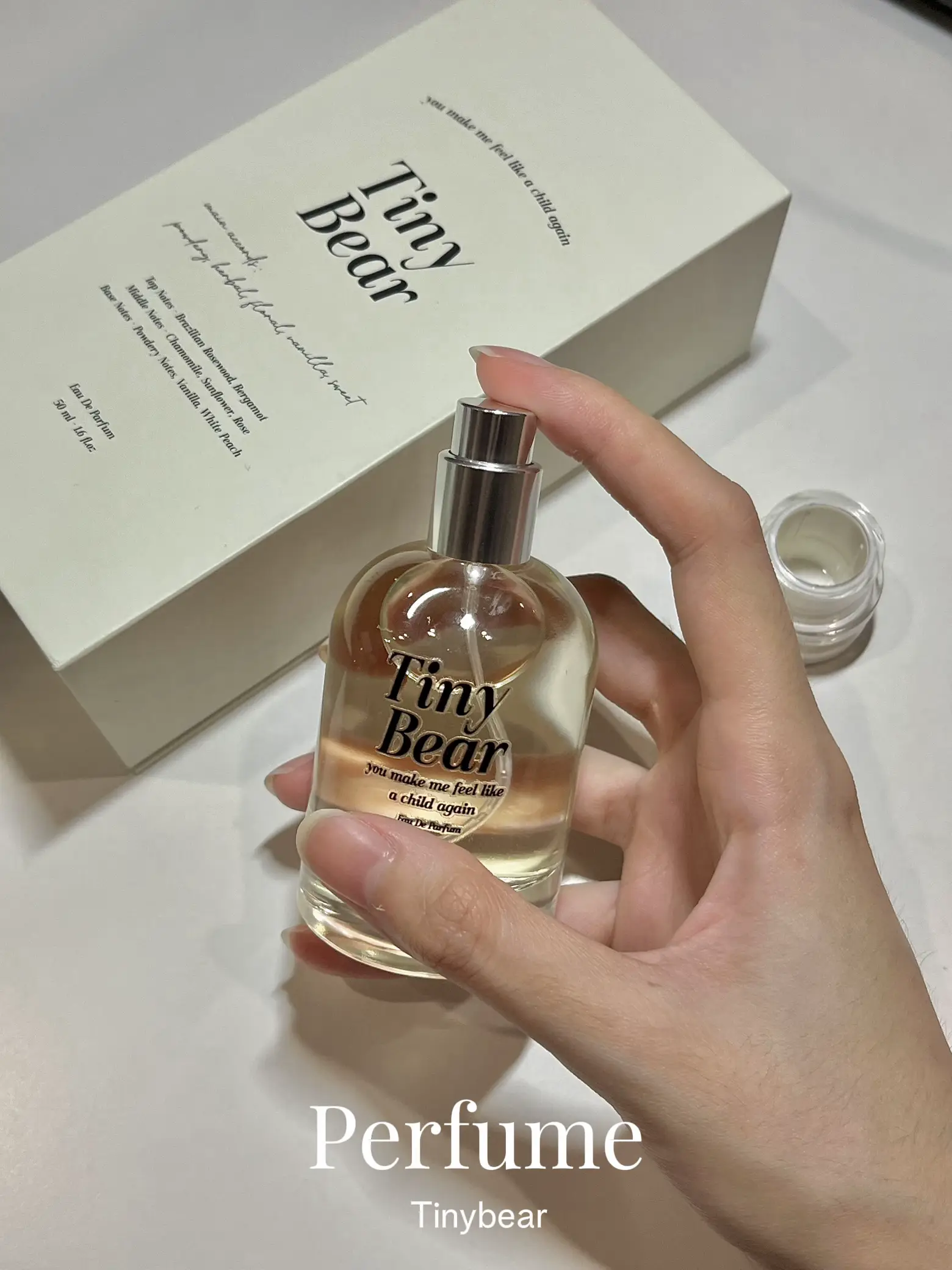 Tinybear น้ำหอมกลิ่นหมาเด็ก ♡ 🧸🎀 | แกลเลอรีที่โพสต์โดย pai :•) | Lemon8