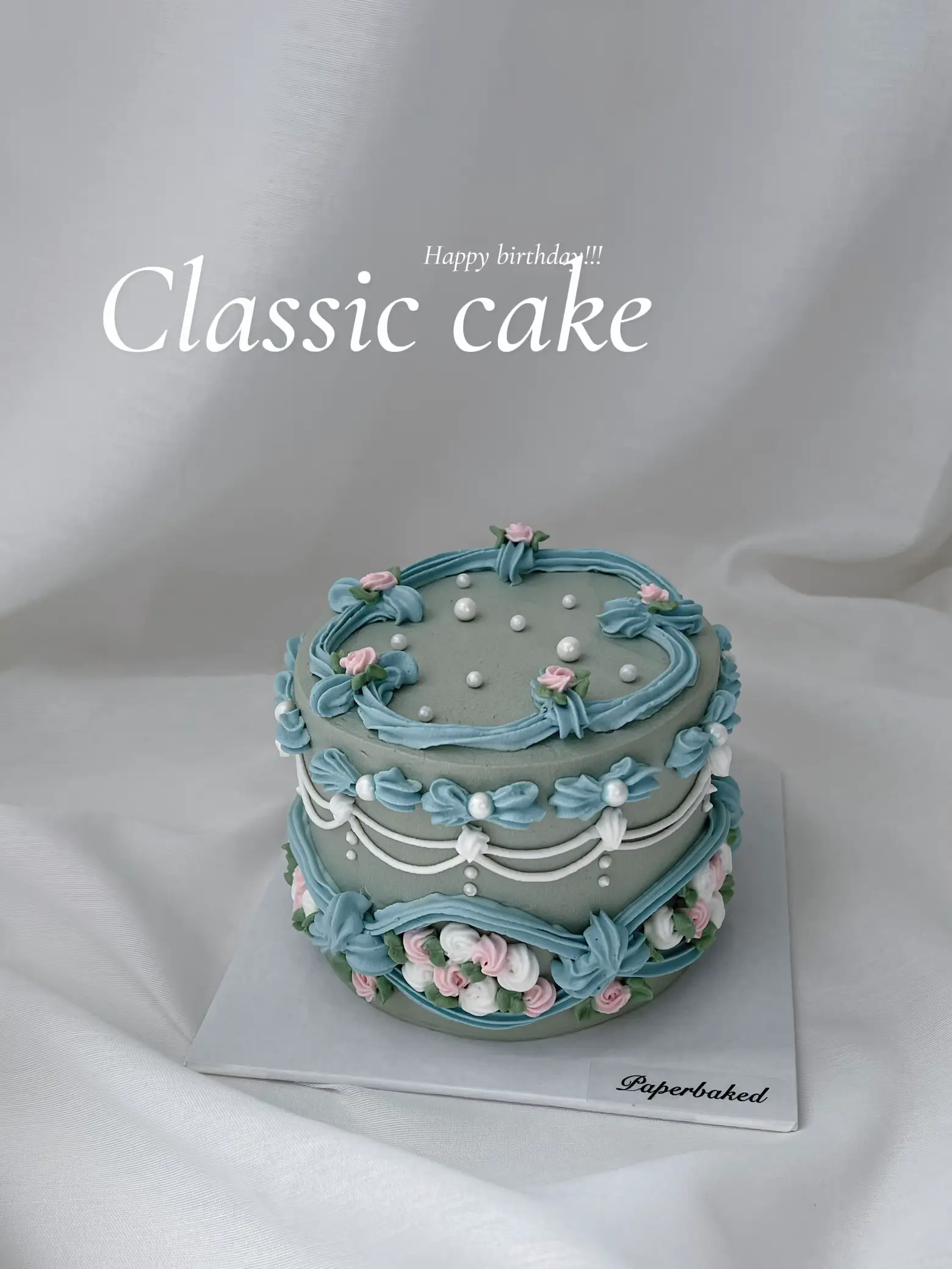 Classic birthday cake🎂 | Galeri disiarkan oleh Paperbaked | Lemon8