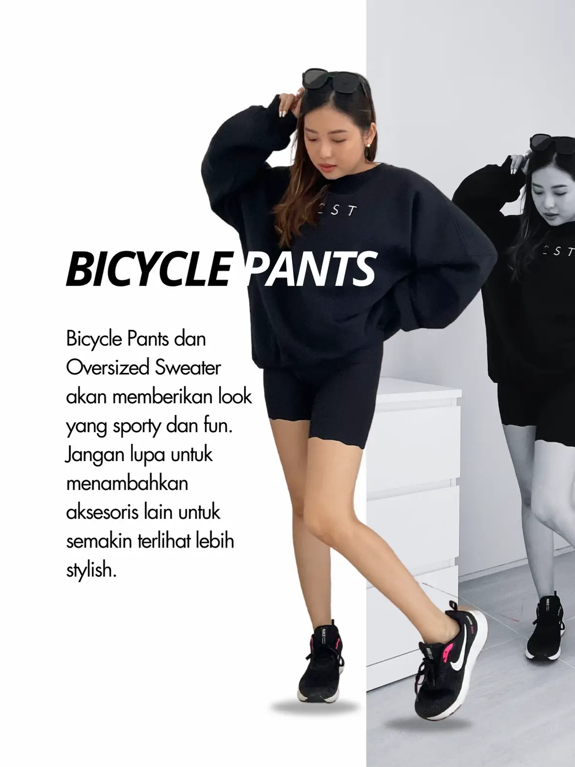 Jenis celana yang cocok dengan oversize sweater | Galeri diposting oleh Selly Sherwin | Lemon8