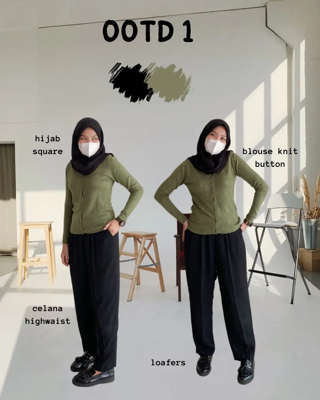 Cool Green Outfit | Galeri diposting oleh Ditha Ningrum | Lemon8