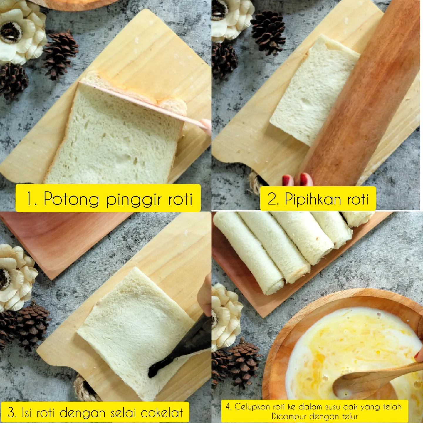 ide olahan roti tawar | Galeri diposting oleh MamaNadine | Lemon8