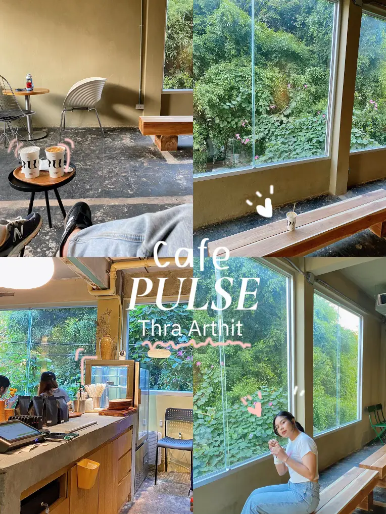 คาเฟ่ Pulse Phra Arthit 🌞 🌩️🍨 | แกลเลอรีที่โพสต์โดย pparea | Lemon8
