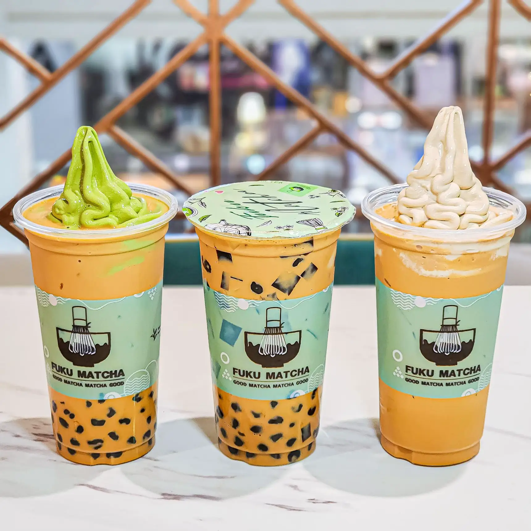 FUKU MATCHA มีชาไทยแล้วเริ่ดมากกก🥰🍵🍃 | แกลเลอรีที่โพสต์โดย นัดรีวิว | Lemon8
