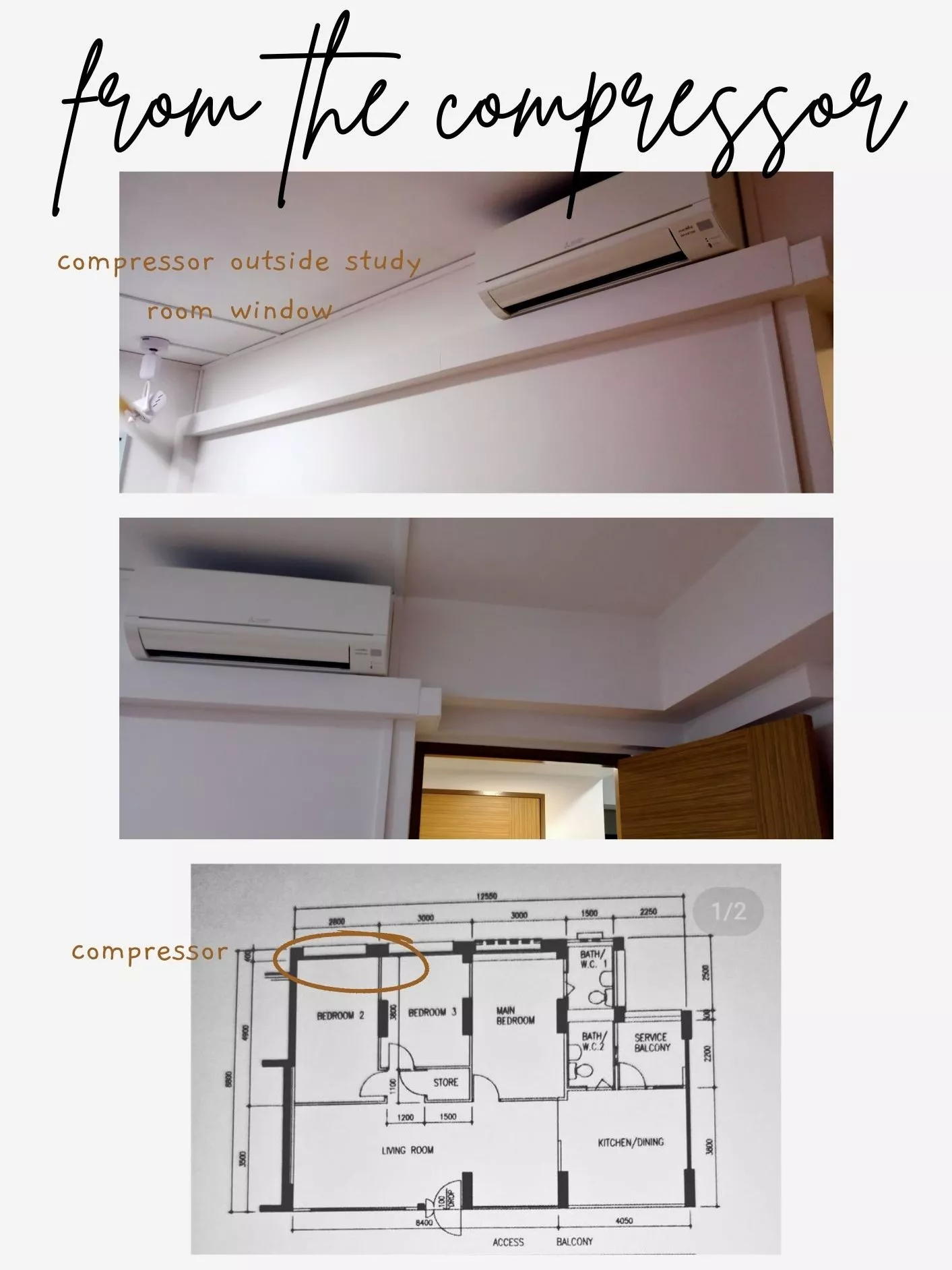 Living Room Aircon Placement regret 😩 | Gallery posted by Flat_007 | Lemon8