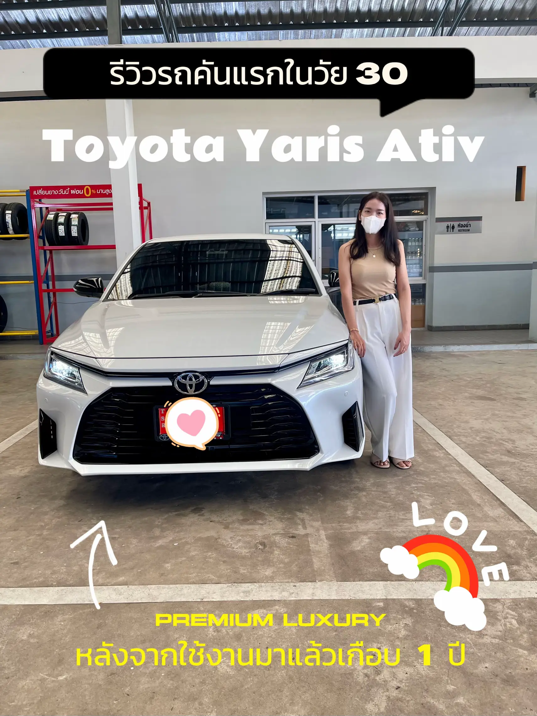 รีวิว Toyota Yaris Ativ 2024 จากผู้ใช้งานจริง 🚗 | แกลเลอรีที่โพสต์โดย ...