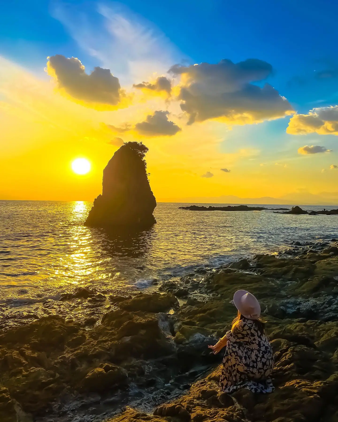 [Kanagawa] High-quality heart throbbing time sunset of Tateishi Park💕 ...