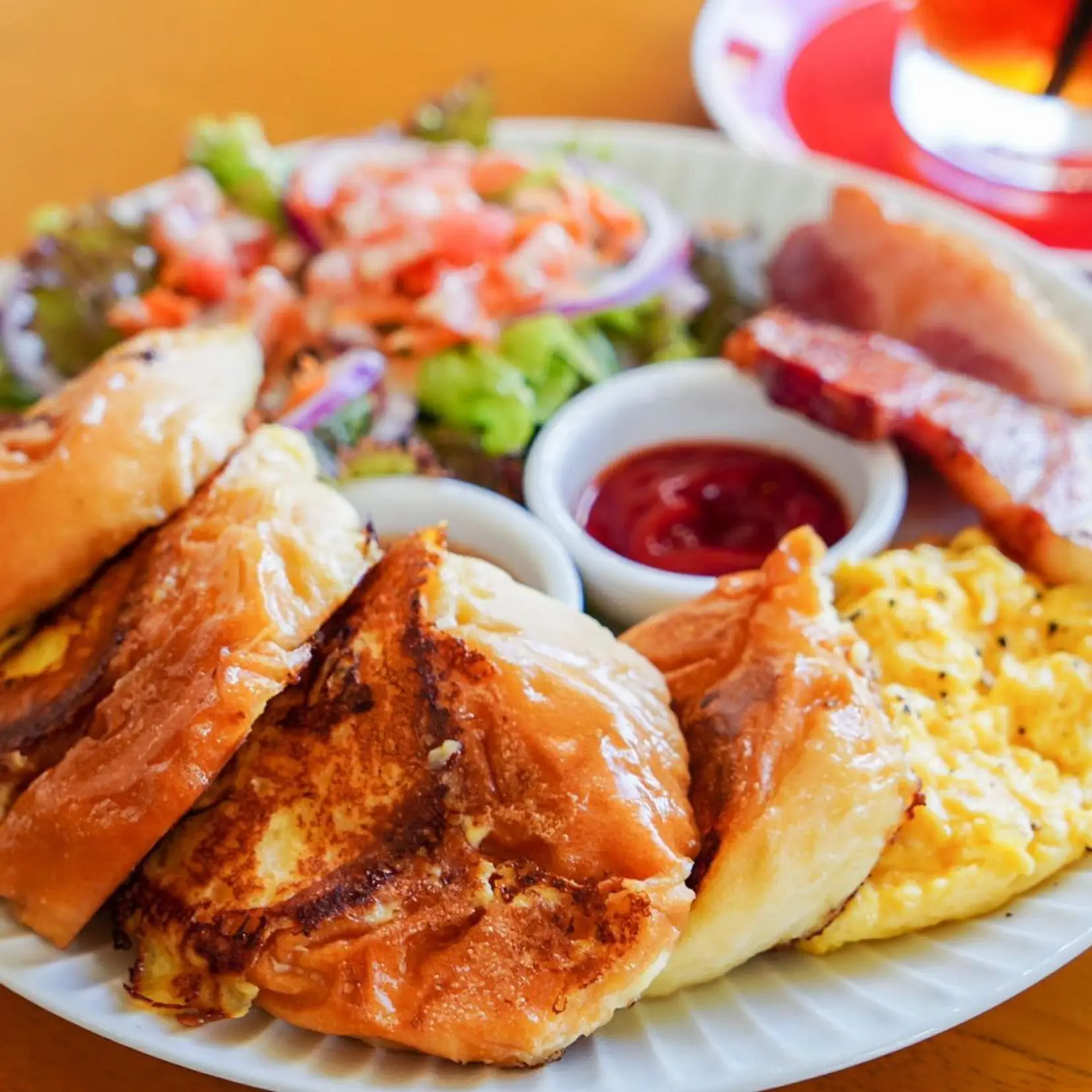 French toast is out of print! Fluffy! There is no doubt that it will be ...