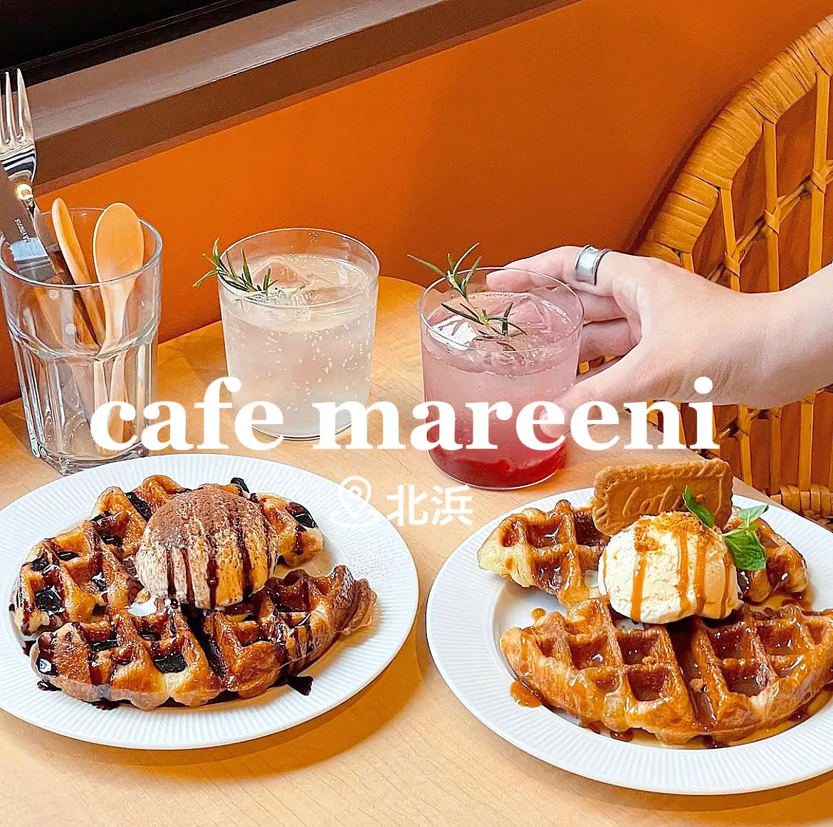 北浜のクロッフルが美味しい韓国っぽカフェ☕️ | まりに@大阪グルメが投稿したフォトブック | Lemon8