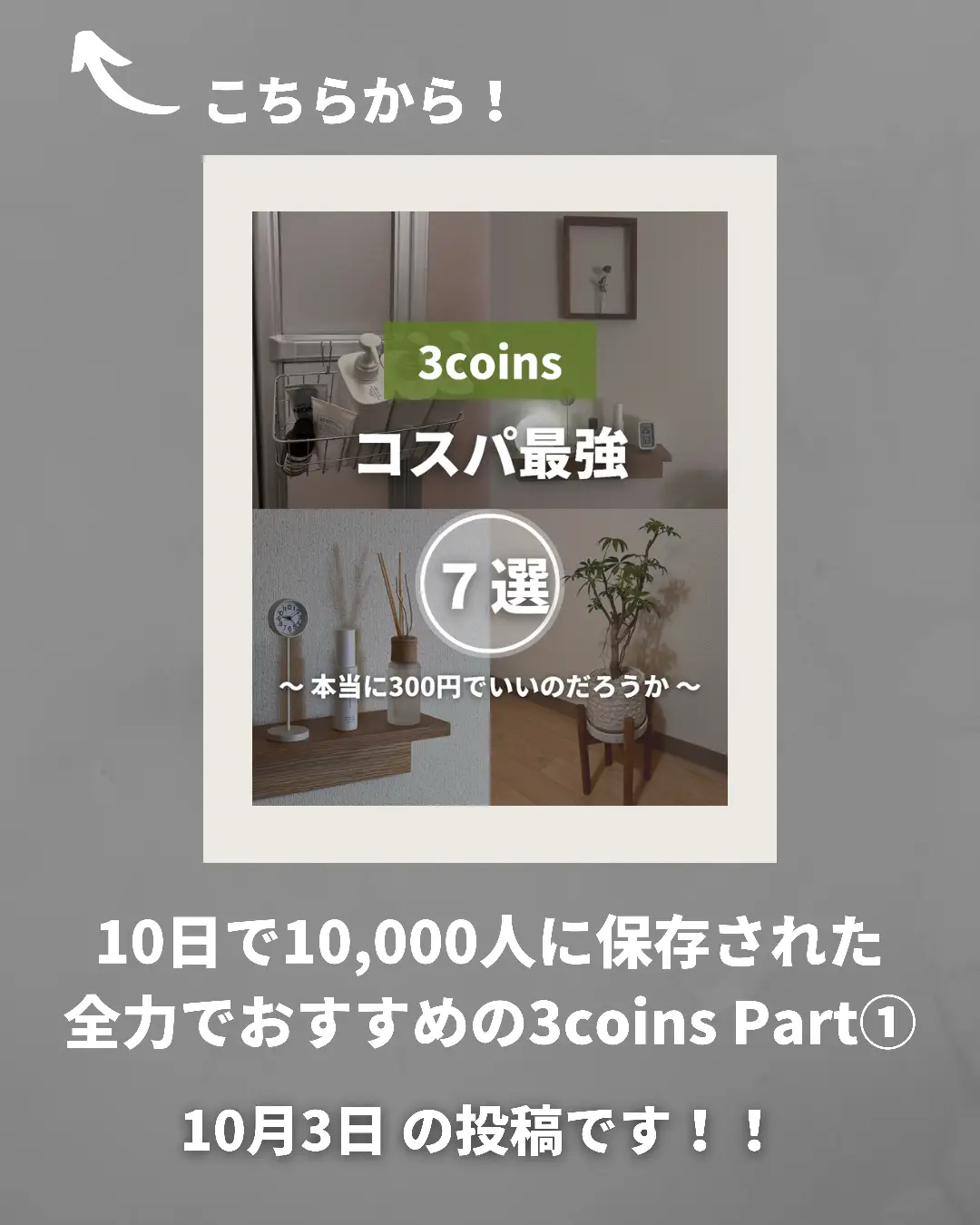 3coins コスパ最強アイテム 6選🌿 | _shiro_muji_が投稿したフォトブック | Lemon8