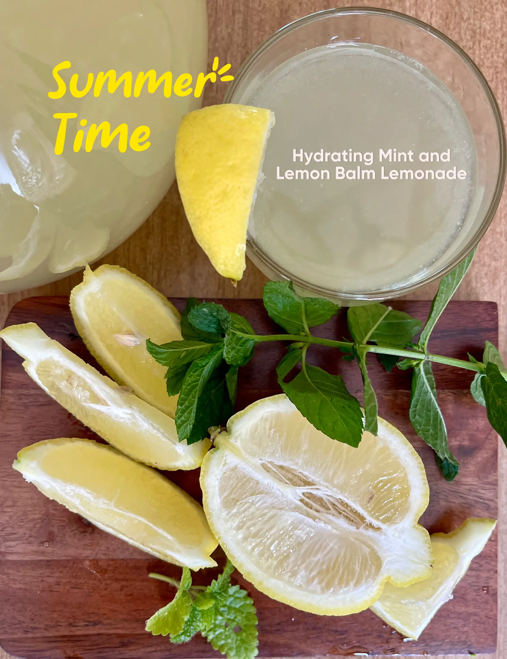 Summer Drink: Hydrating Mint & Lemon Balm Lemonade | แกลเลอรีที่โพสต์ ...